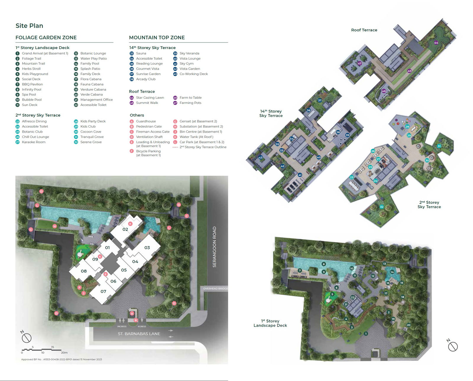 Site plans - The Arcady at Boon Keng