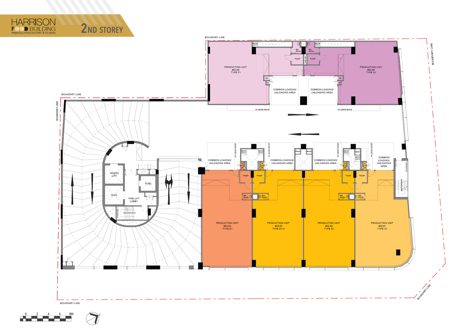 Harrison Food Building available units as of 28 May 2026