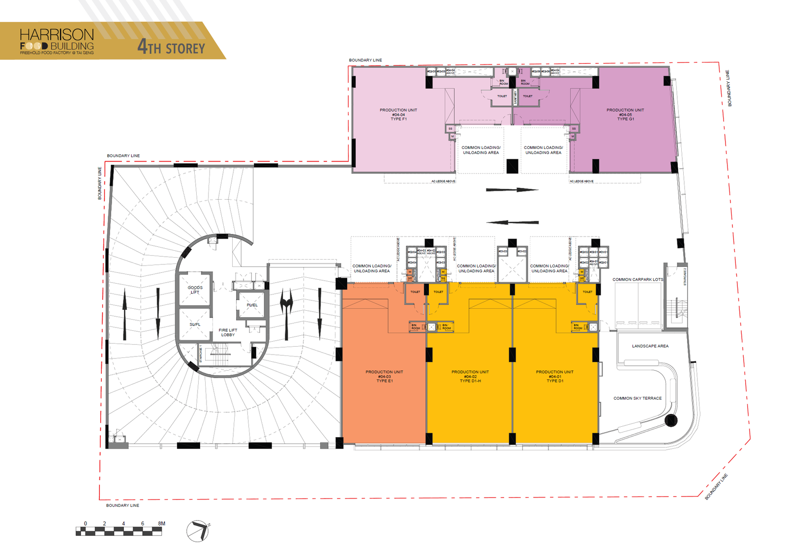 Harrison Food Building available units as of 18 May 2026